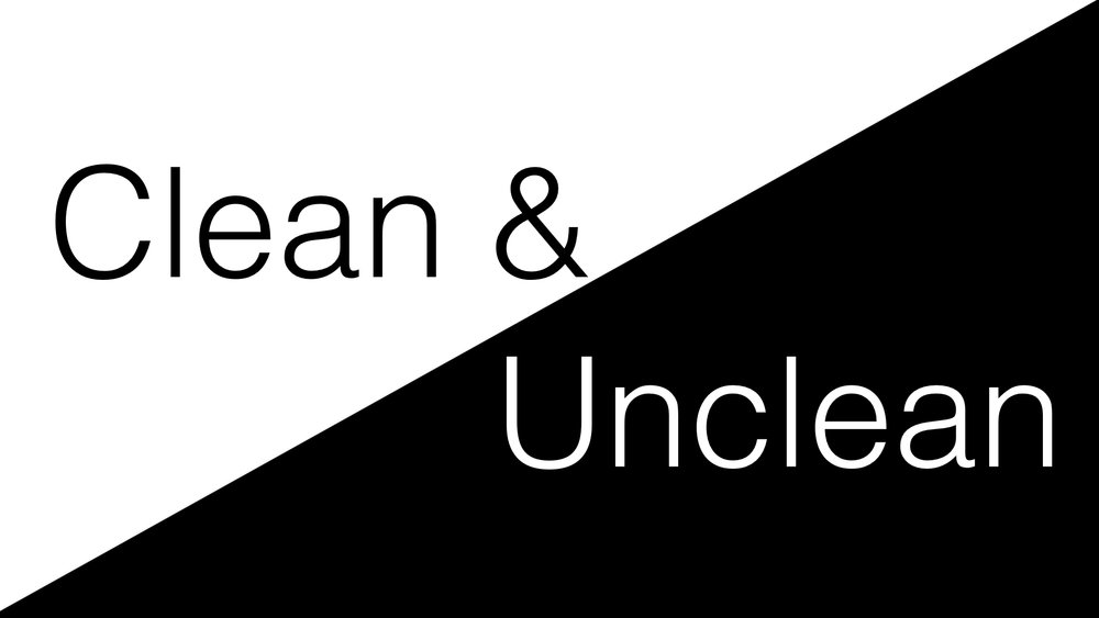 聖經詞條：潔淨與不潔淨（CLEAN AND UNCLEAN） – 以馬忤斯之路：聖經神學譯介